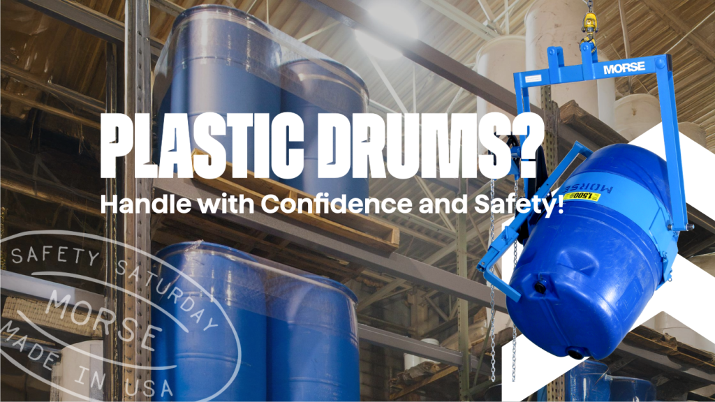 Safely Handling Plastic Drums With Morse Drum Handling