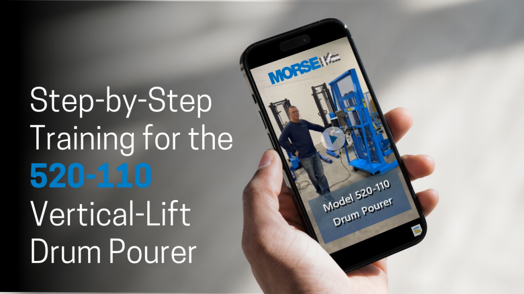 Master Safe Drum Handling with the Morse 520-110 Drum Pourer